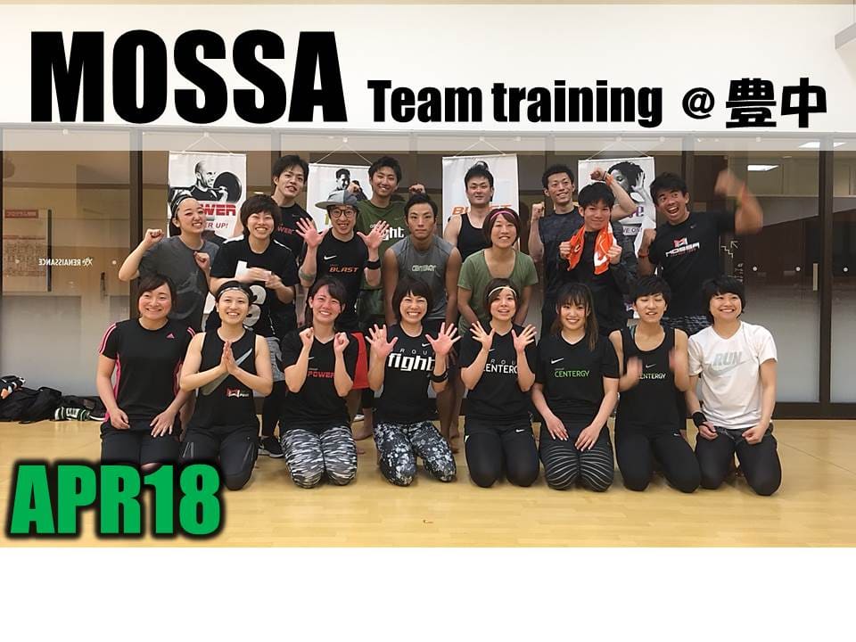 【MOSSA】APR18チームトレーニング！！｜ルネサンス 住之江スタッフブログ（サービス向上への取組／スタッフからのメッセージ）